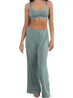 VITALITY Wide Leg Pant Thyme