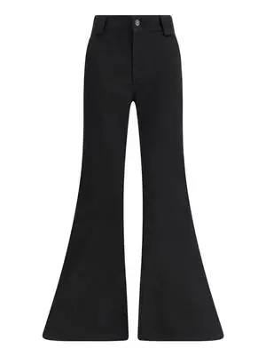 Balenciaga Flare Trousers - Black