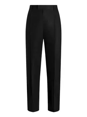 Dolce & Gabbana Linen Trousers - Black