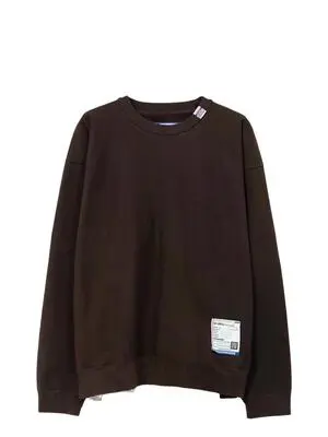 IN･STRU(MEN-TAL). Logo-patch Sweatshirt - Brown