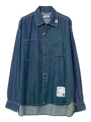 IN･STRU(MEN-TAL). Denim Long-sleeve Shirt - Blue