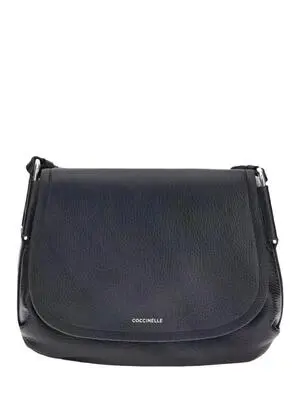 COCCINELLE Flap-fastening Leather Cross-body Bag - Black