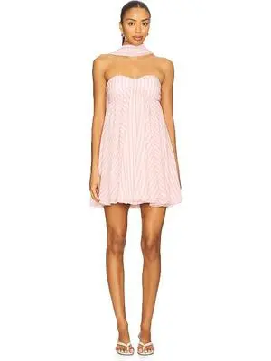 LOVERS AND FRIENDS Sabrina Mini Dress - Pink Stripe