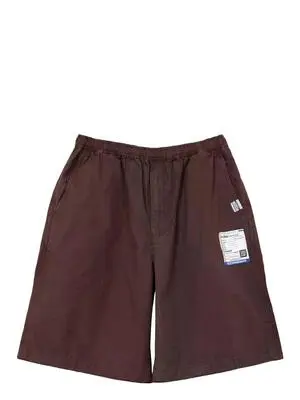 IN･STRU(MEN-TAL). Elastic-waist Shorts - Brown