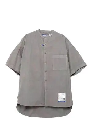 IN･STRU(MEN-TAL). Short-sleeve Button Shirt - Grey