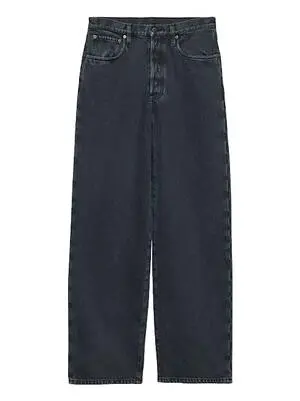 Prada Vintage-wash Regular Denim Jeans - Black