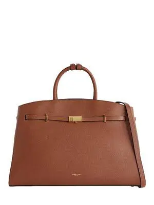 DEMELLIER The Hudson Leather Tote Bag - Tan