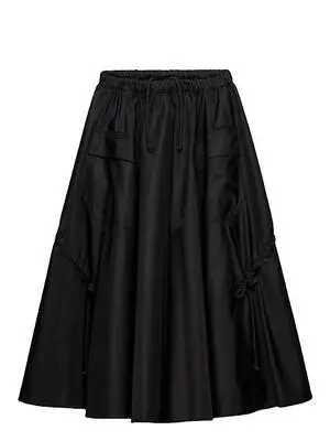 Prada Re-nylon Circle Midi Skirt - Black