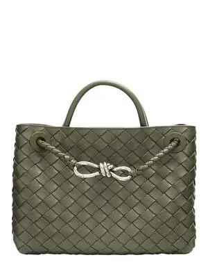 Bottega Veneta Small Andiamo Leather Top-Handle Bag Cascade