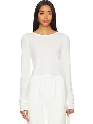 Eterne Long Sleeve Baby Tee - Ivory