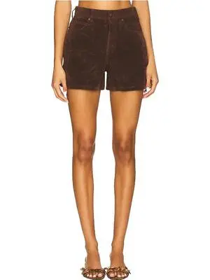 Free People We The Free Tippi Faux Suede Short Brown