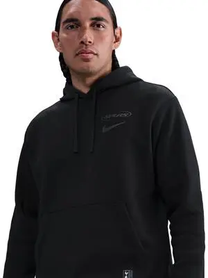 Nike Tottenham Hotspur Club Soccer Pullover Hoodie - Black