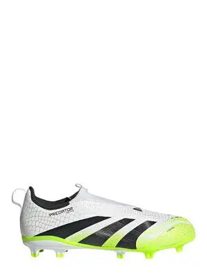 Adidas Predator League Laceless Fg/mg - Cloud White/core Black/lucid Lemon