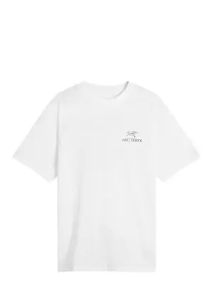 Arc'teryx Kragg Sl Cotton Bird Word T-shirt - White Light/black