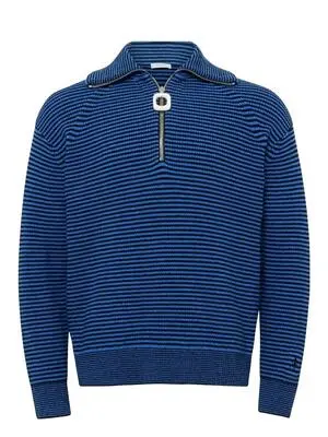 JW Anderson Half-zip Sweater - Blue