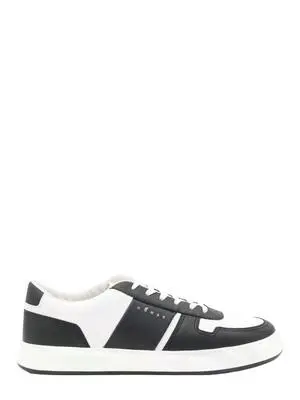 Hogan Leather Panelled Sneakers - White