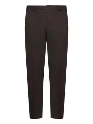 PT TORINO Virgin Wool Trousers - Black