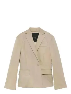 Patrizia Pepe Asymmetrical Single-button Blazer - Green