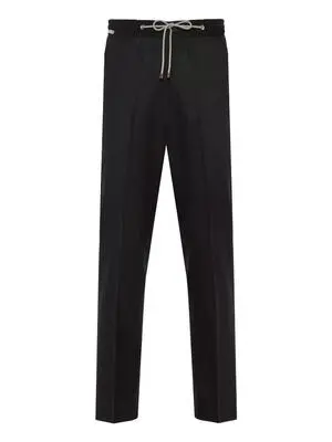 Corneliani Drawstring-cuff Trousers - Black