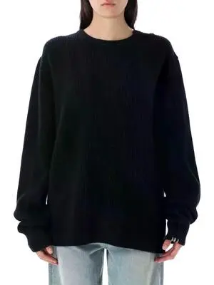 EXTREME CASHMERE X Ribbed Knit Sweater - Black