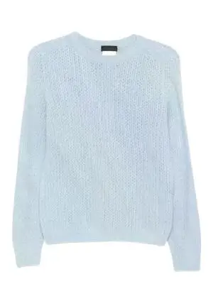 Liu Jo Crew-neck Knit Sweater - Blue