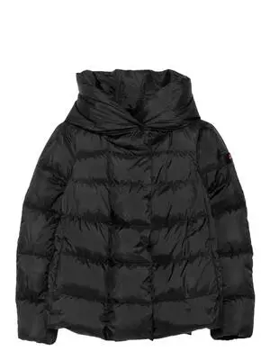 Peuterey Quilted High-neck Jacket - Black