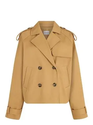 Claudie Pierlot Short Trench Coat - Brown