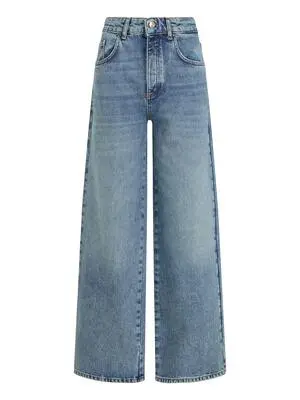 Claudie Pierlot Washed Wide-leg Jeans - Blue