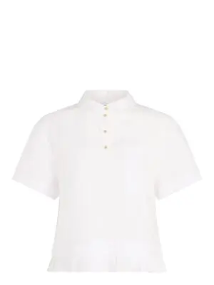 Claudie Pierlot Peter Pan-collar Top - White
