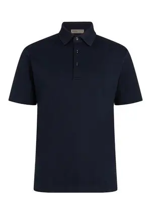 Herno Cotton Resort Polo Shirt - Blue