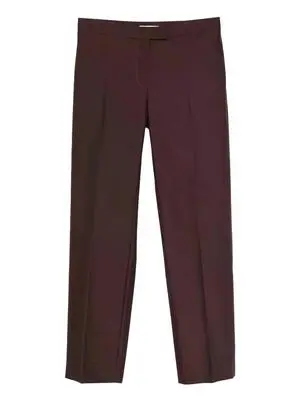 Khaite Callen Pleated-front Trousers - Purple