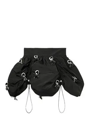 Emilio Pucci Bubble-hem Drawstring Skirt - Black