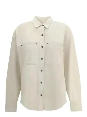 MARANT ETOILE Raquel Double-pocket Shirt - White