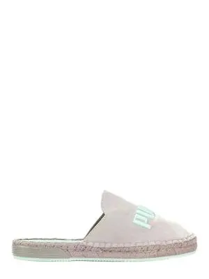 FENTY BEAUTY Embroidered Logo Espadrilles - Green