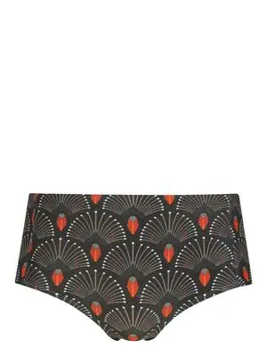 LYGIA & NANNY Printed Swimming Trunks - Brown
