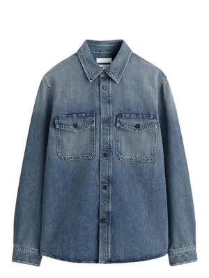 Cos Denim Shirt Blue