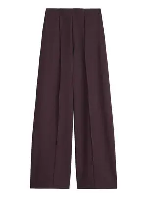 Cos Modal Wide-leg Pants - Red