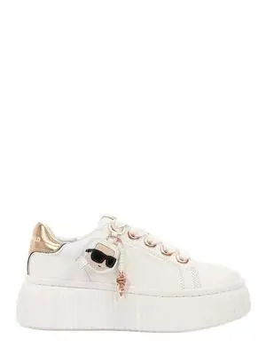Karl Lagerfeld Platform Sneakers - White