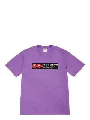 Supreme Zoo York Transit ""ss 25 - Purple"" T-shirt Purple
