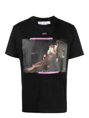 Off-White Arrows-motif Short-sleeved T-shirt - Black