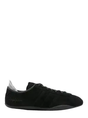 Y3 Suede Leather Sneakers - Black