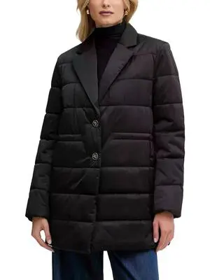 KARL LAGERFELD Quilted Jacket With Notched Lapel