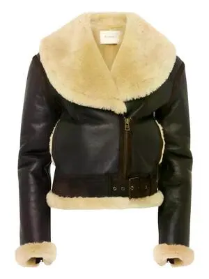 JW Anderson Shearling Jacket - Brown