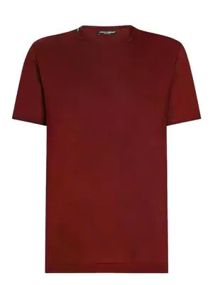 Dolce & Gabbana Logo-detail Crew-neck T-shirt - Red