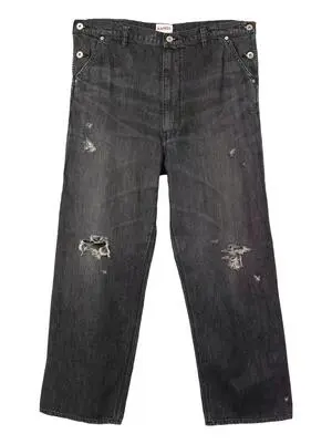 KAMIYA Distressed Jeans - Black
