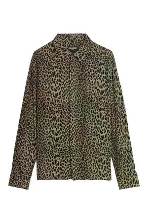 Zadig&Voltaire Leopard-print Shirt - Brown
