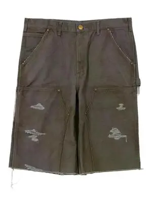 KAMIYA Distressed Painter Shorts - Grey