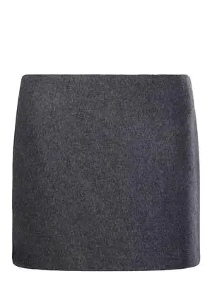 Sportmax Darted Wool Skirt - Grey