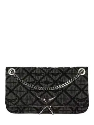 Zadig&Voltaire Quilted Chain-strap Crossbody Bag - Black