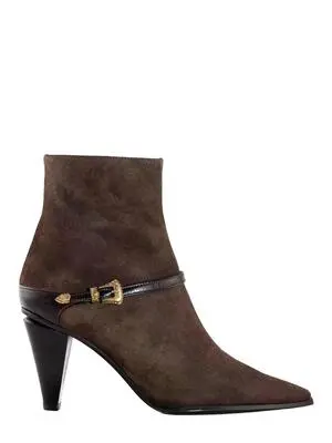 Roberto Festa 80mm Suede Ankle Boots - Brown